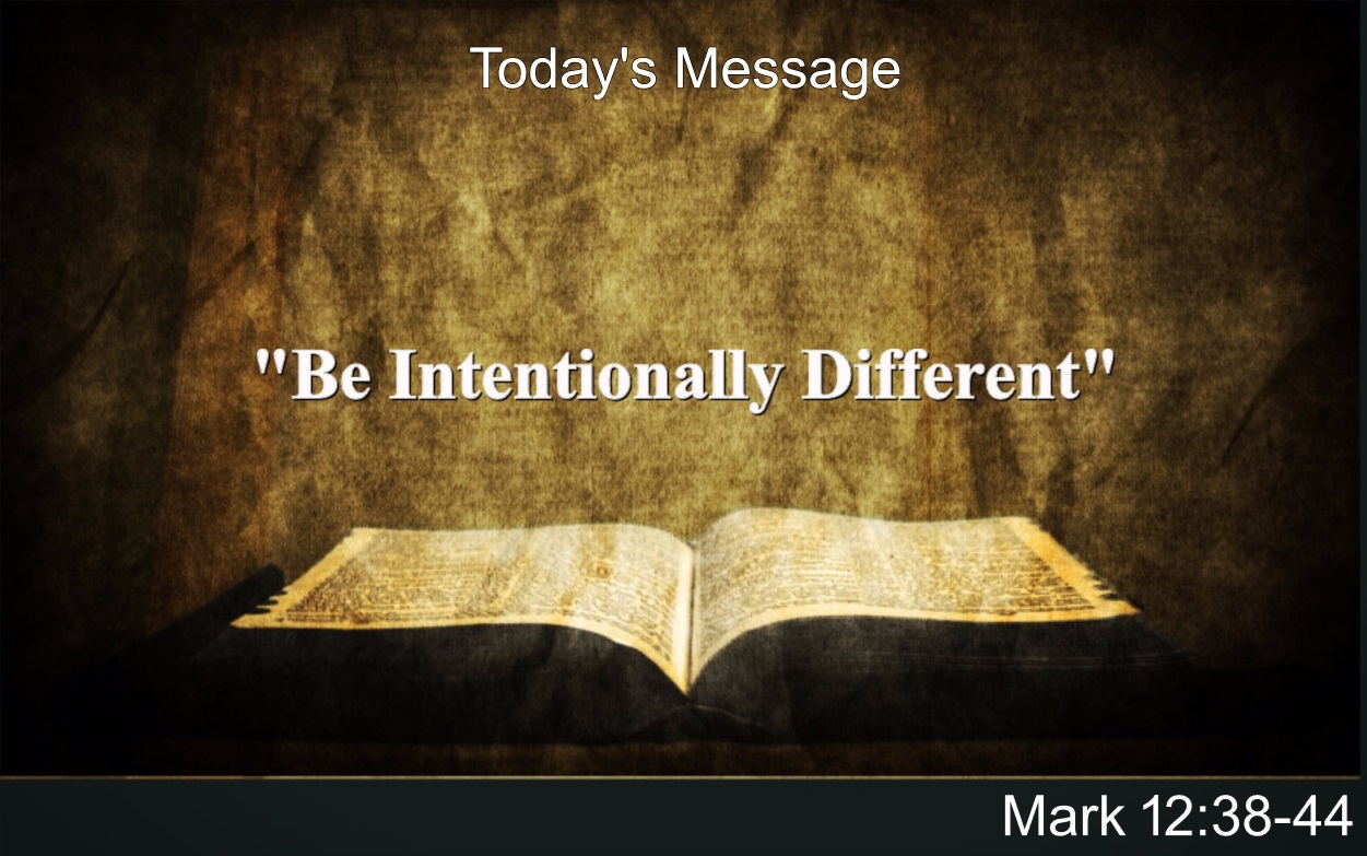 Be Intentionally Different