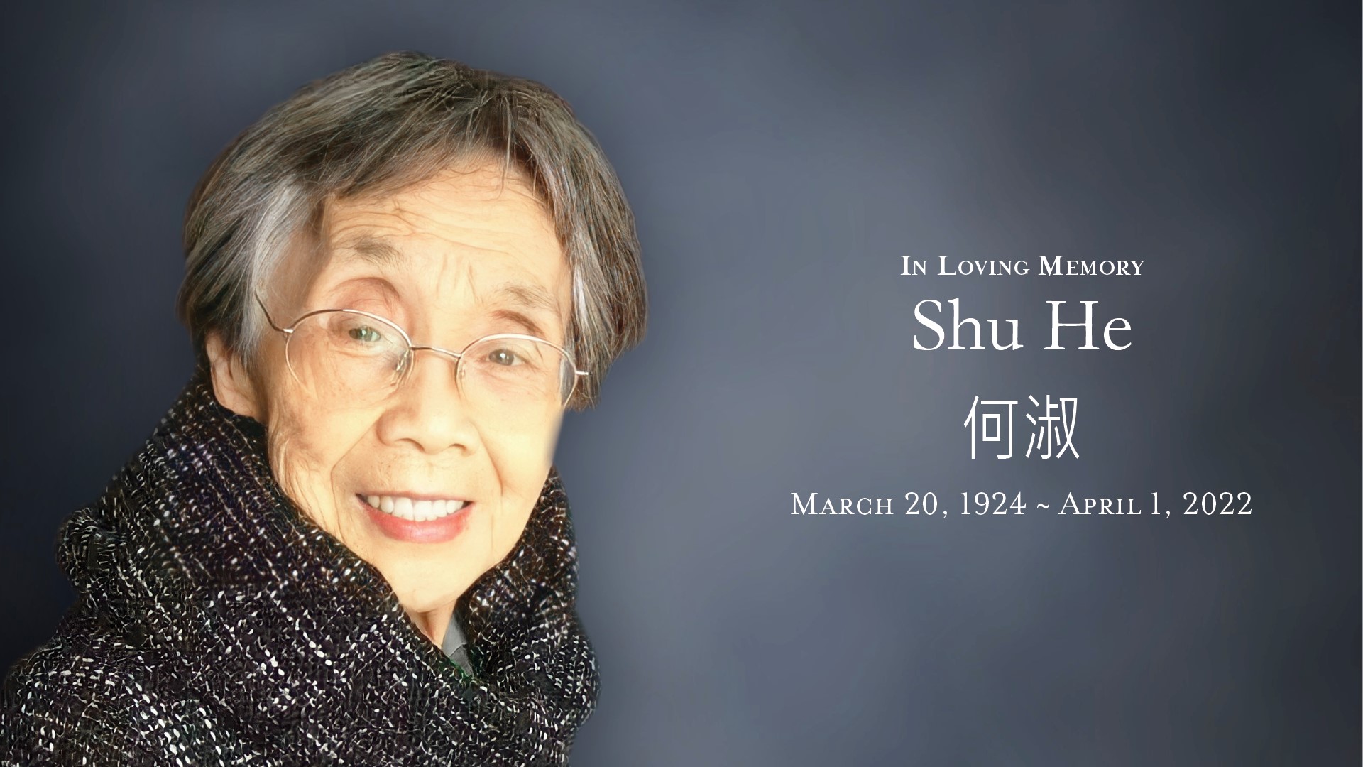 Shu He, 4/6/2022, 9:00am EST