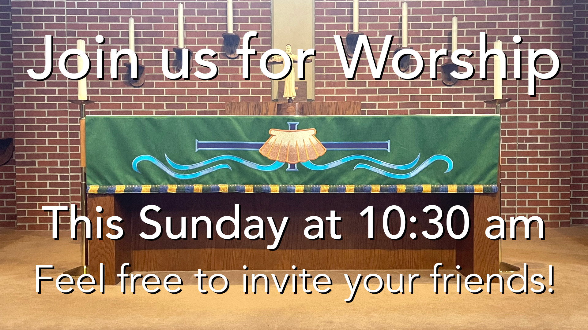 Sunday August 15 2021 10 30am Worship Service