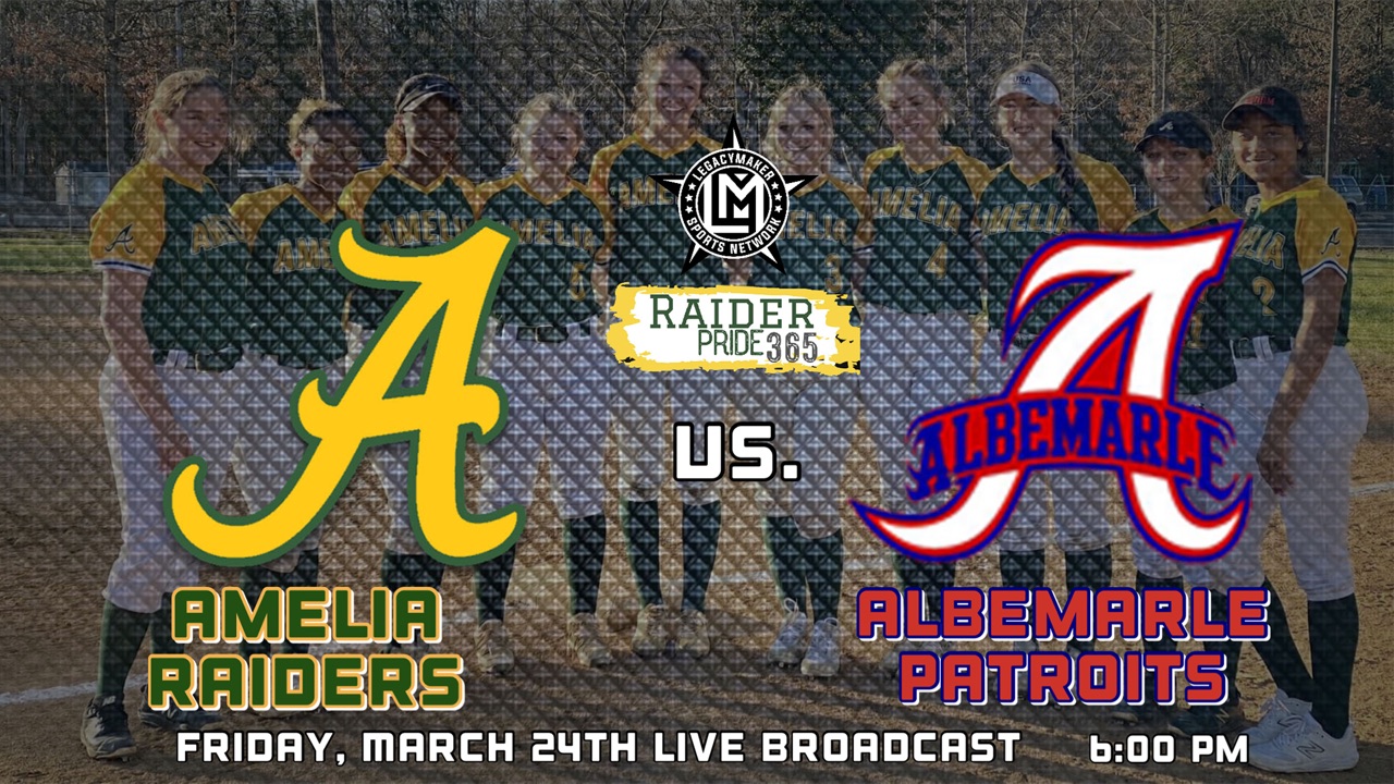 Varsity Softball: Amelia Raiders vs. Albemarle Patriots (3-24-23)