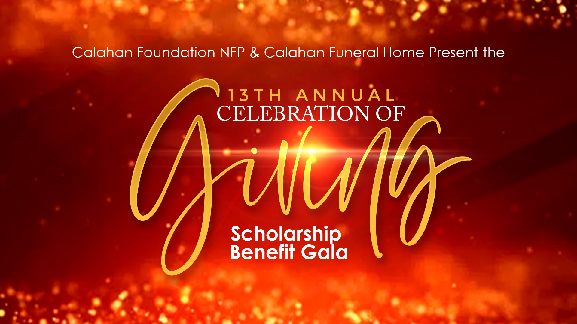 13th Annual Celebration of Giving Scholarship Benefit Gala