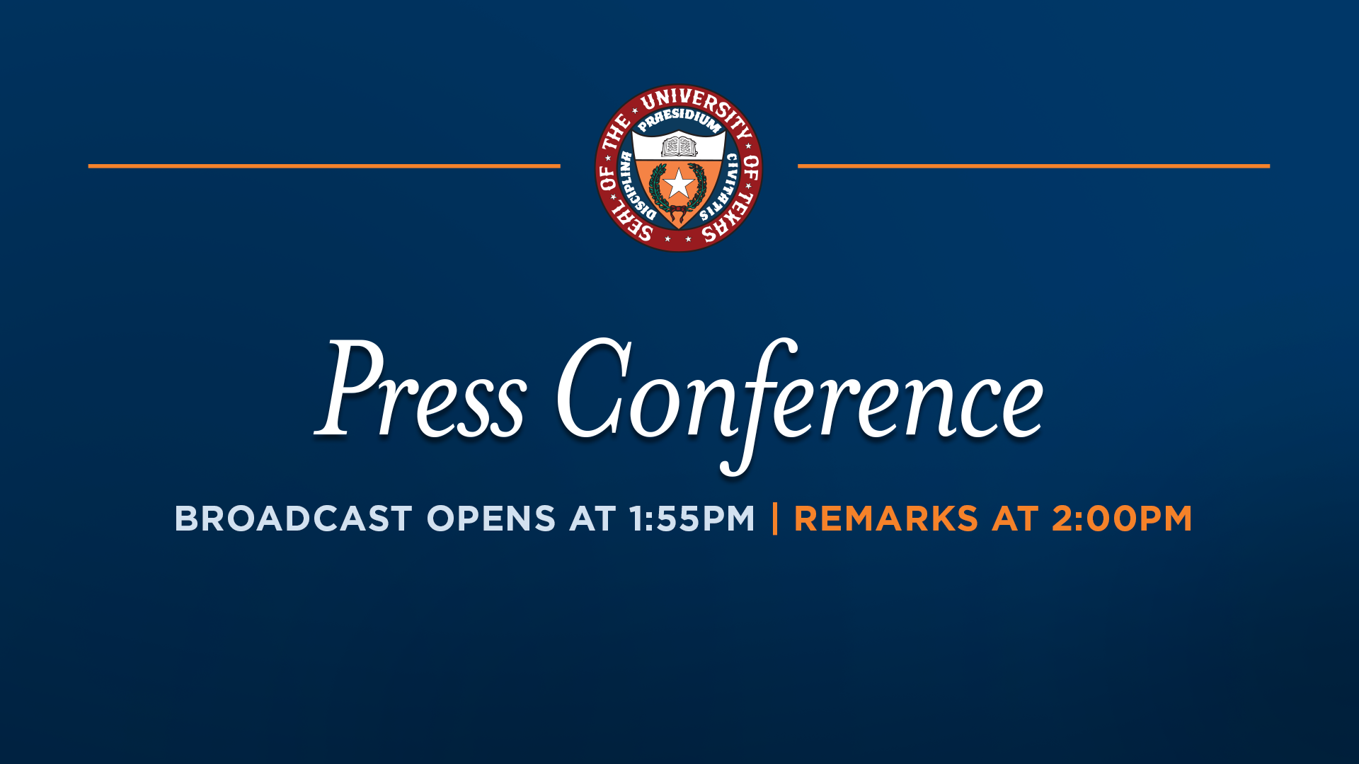 University of Texas System Press Conference