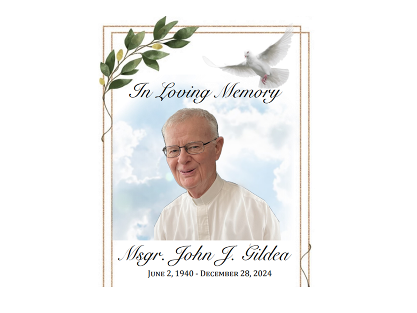 Vigil Mass in loving memory of Msgr. John J. Gildea