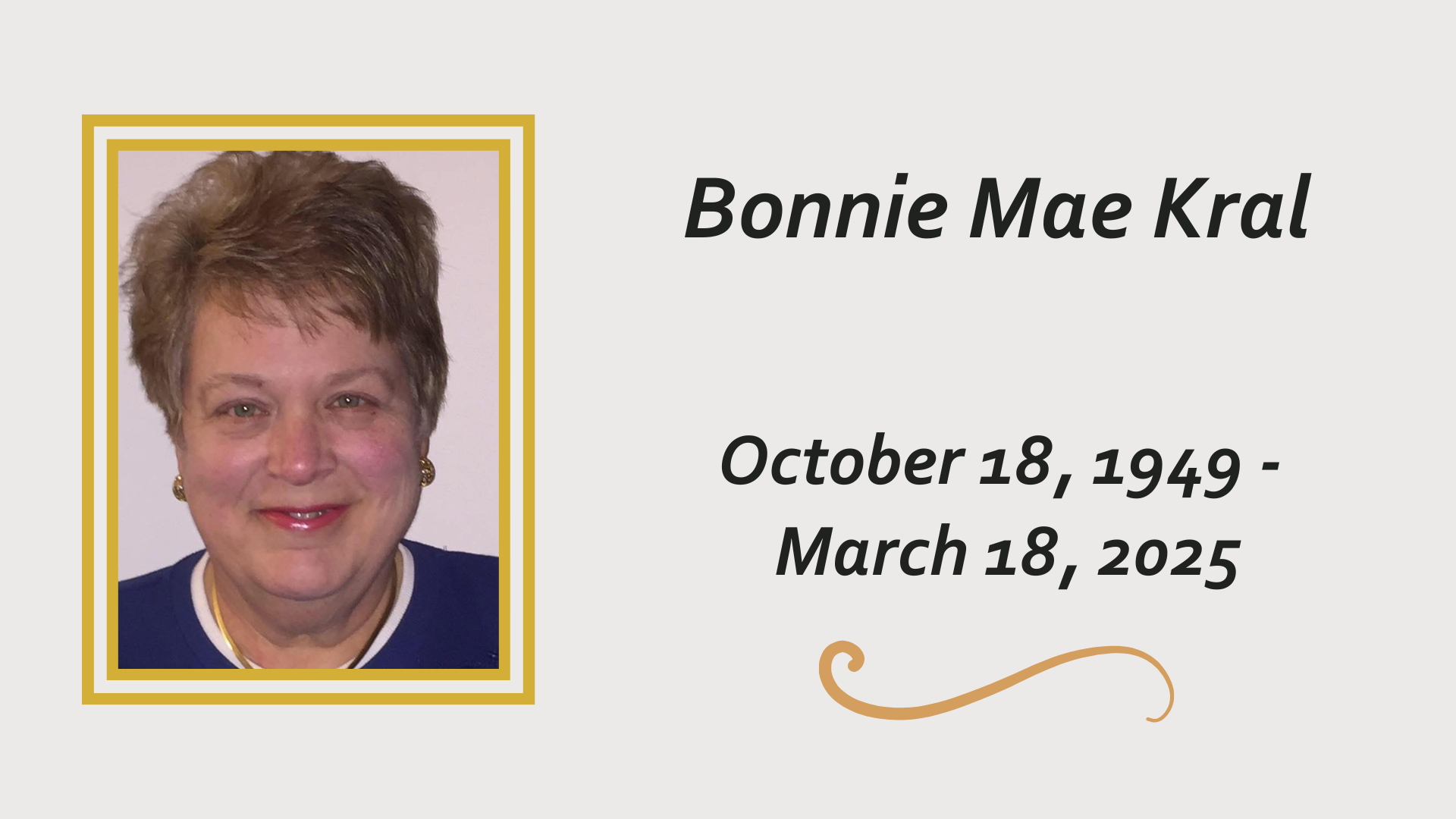 Bonnie Mae Kral - Celebration of Life