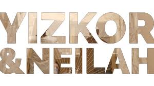 Yizkor/Neilah Service, Wednesday, October 5, 2022
